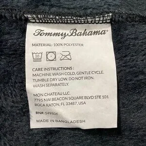 Tommy Bahama | Intimates & Sleepwear | Tommy Bahama Long Black Plush ...